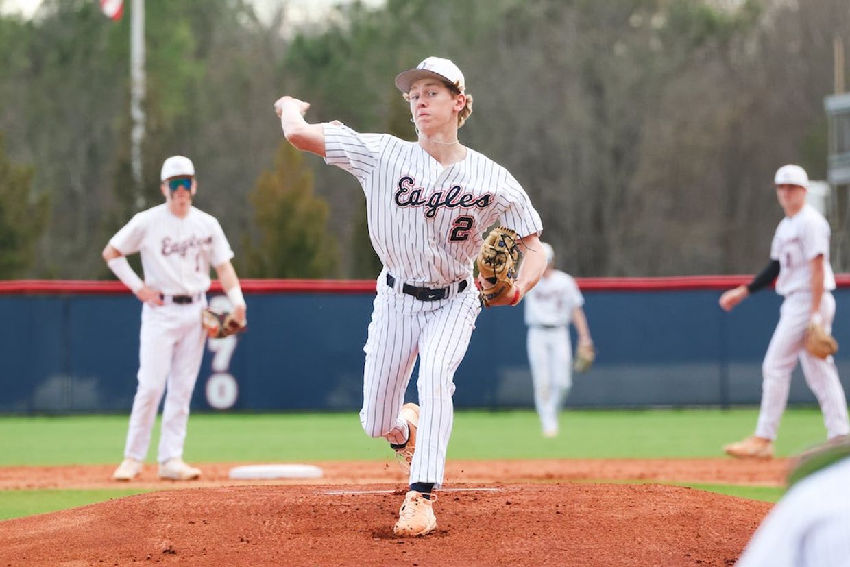 Oak Mountain goes 4-0 at Terry Sykes Invitational, Bryson Mormon throw...