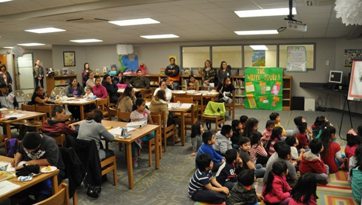 Inverness Elementary School holds ESL night