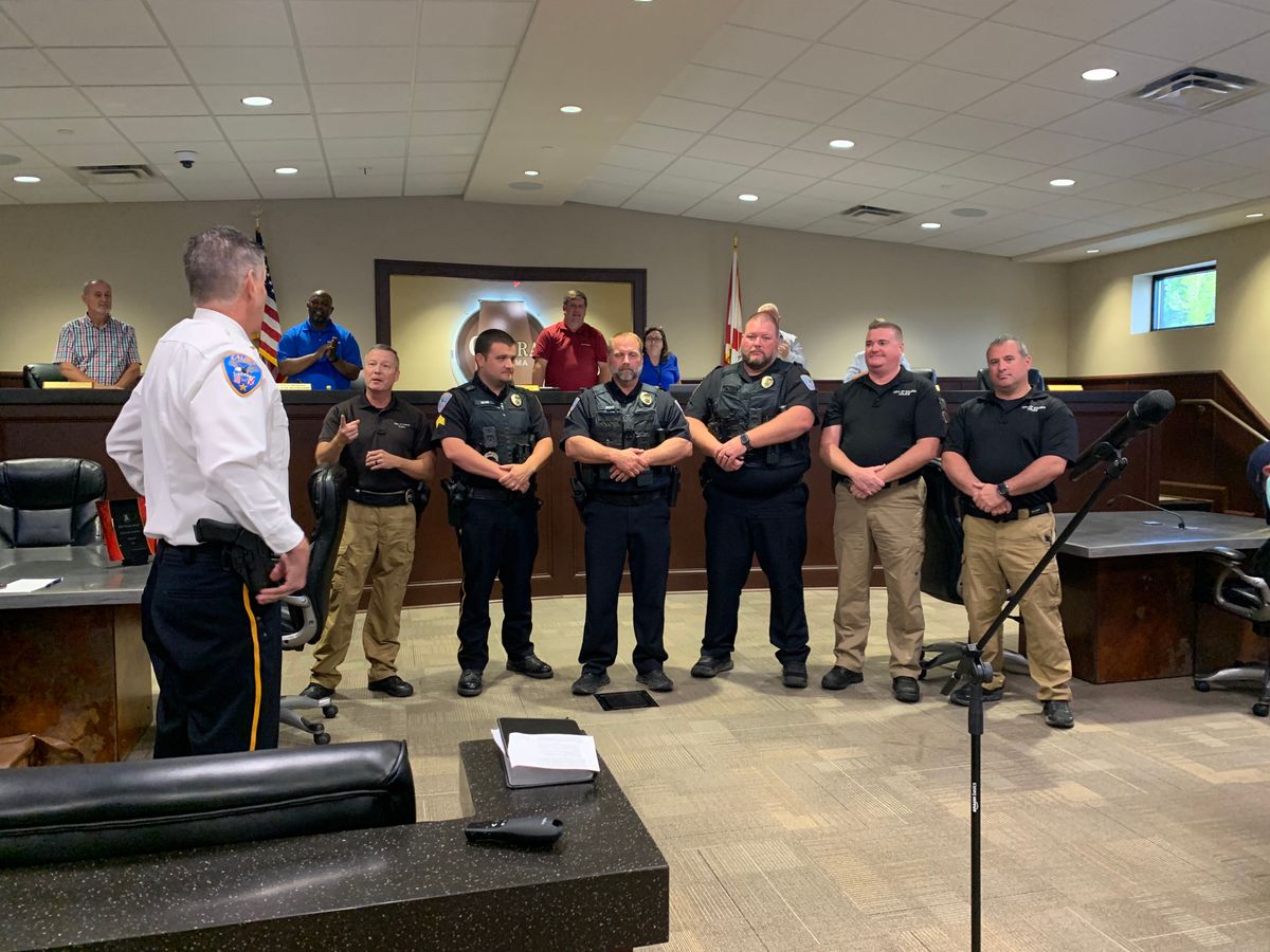 Calera officers win SRO Unit of the Year award