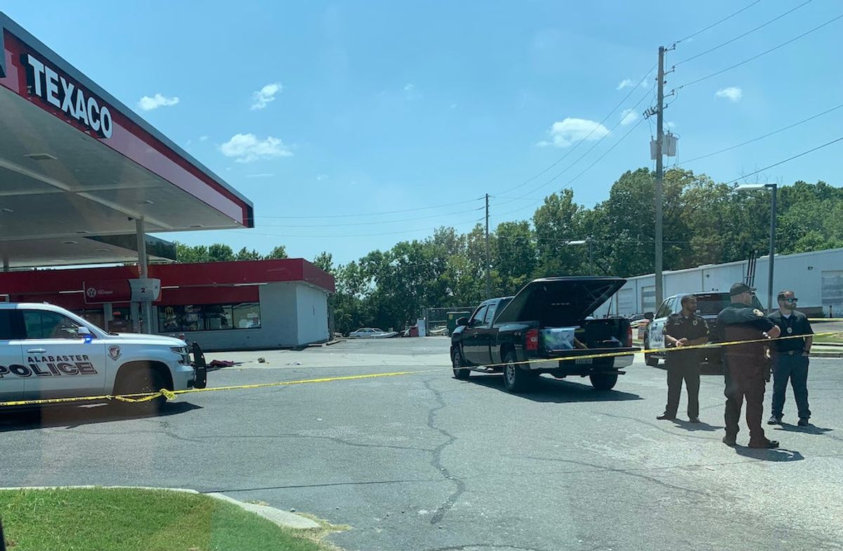 Suspect apprehended after shooting at Alabaster Texaco