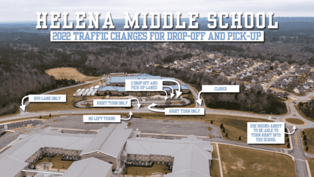 Helena Middle School makes changes to drop-off, pickup routi...