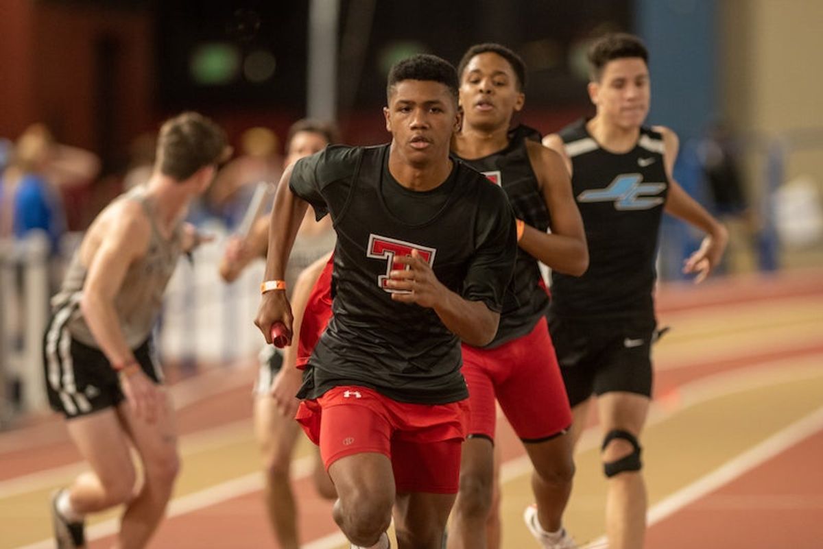 Local teams compete in Martin Luther King Indoor Track Classic