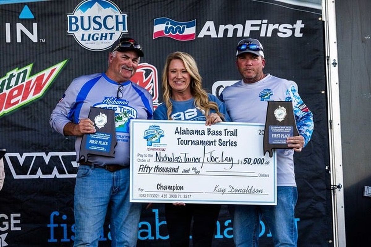 Nicholas Turner and Joe Lay win Alabama Bass Trail Championship at Lay...