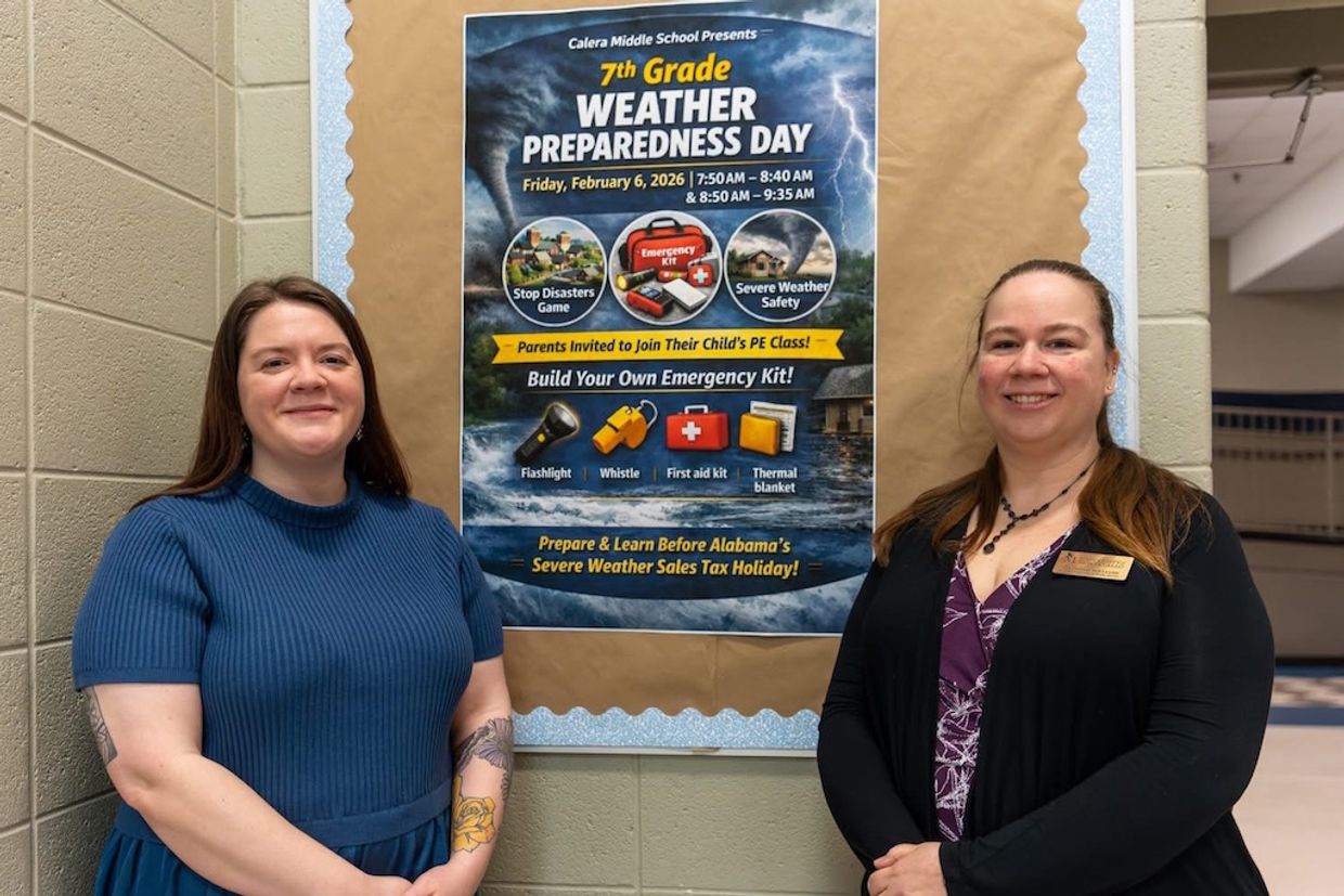 Montevallo program helps Calera students prepare for severe weather