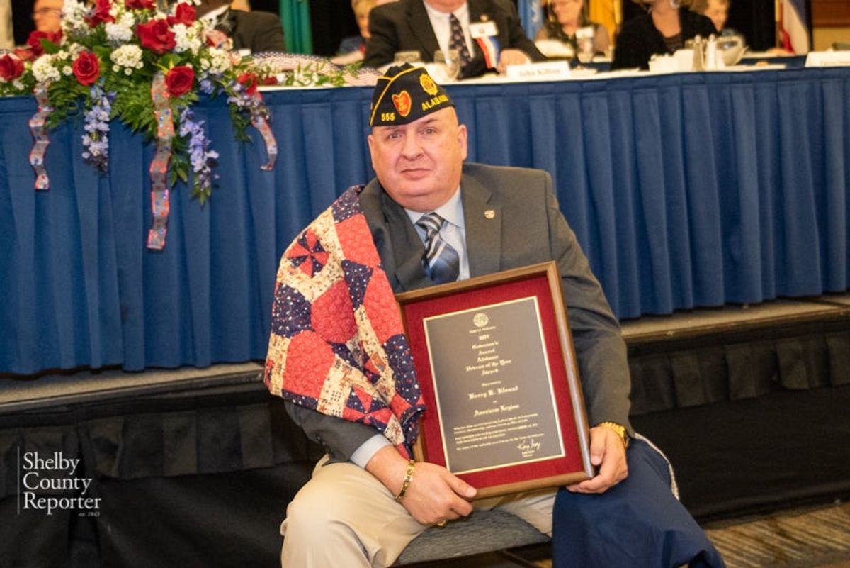 Pelham's Barry Blount awarded with Veteran of the Year award
