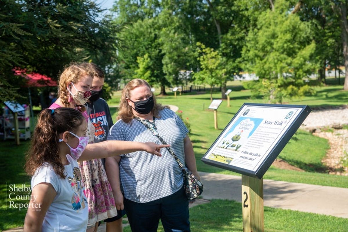 Library debuts permanent StoryWalk installation