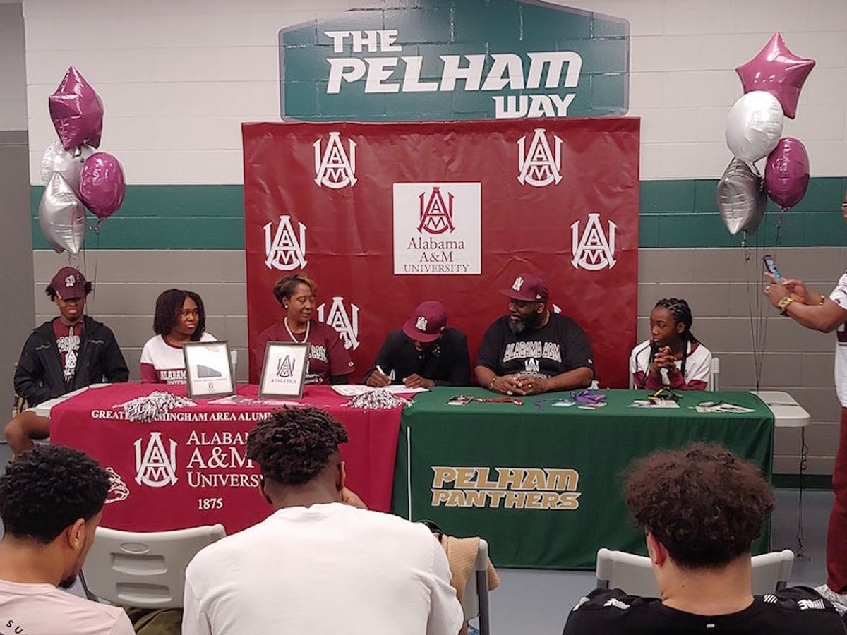 Pelham's Xavier Lankford signs with Alabama A&M