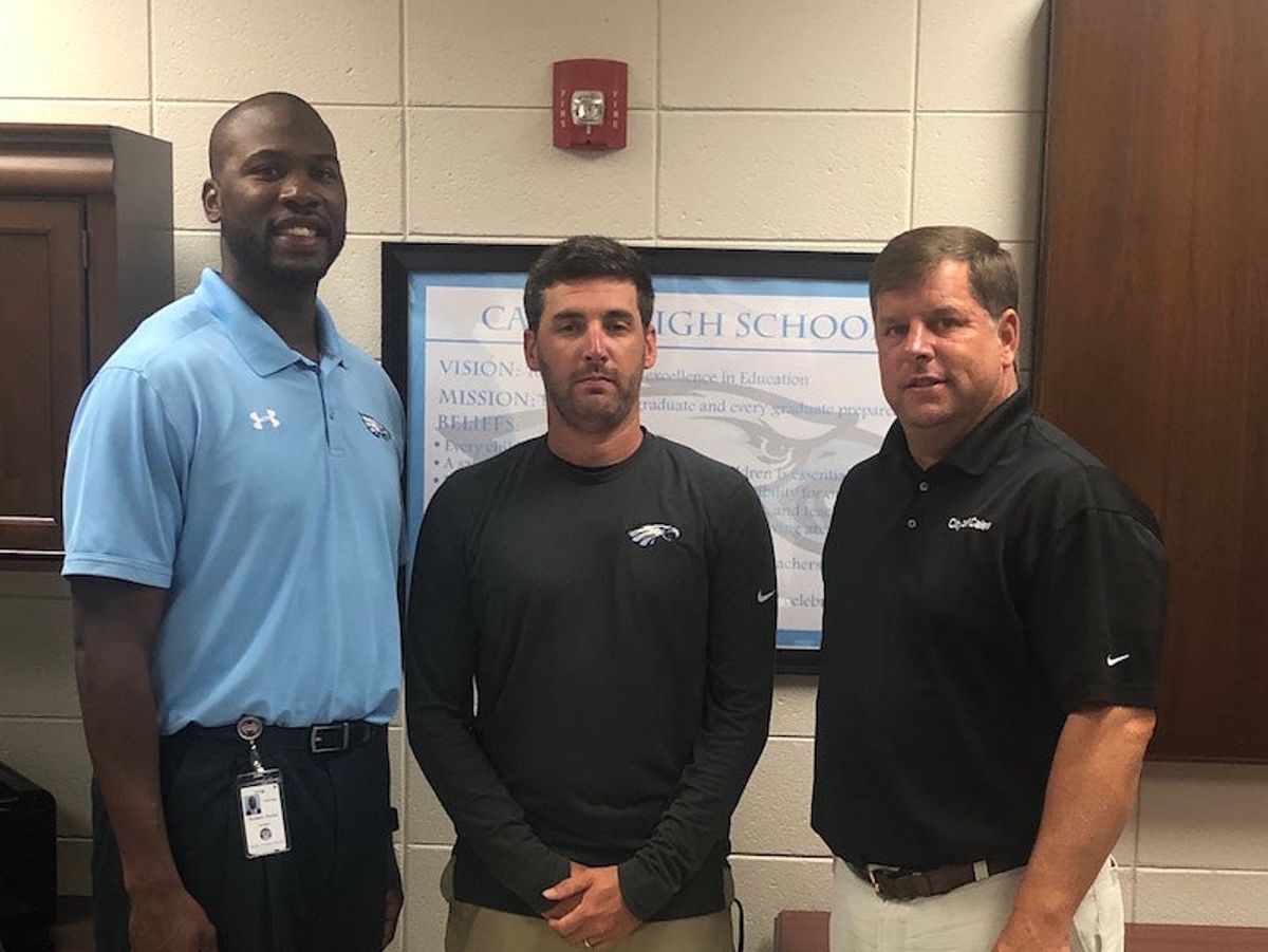 Calera promotes Trey Simpson to head football coach