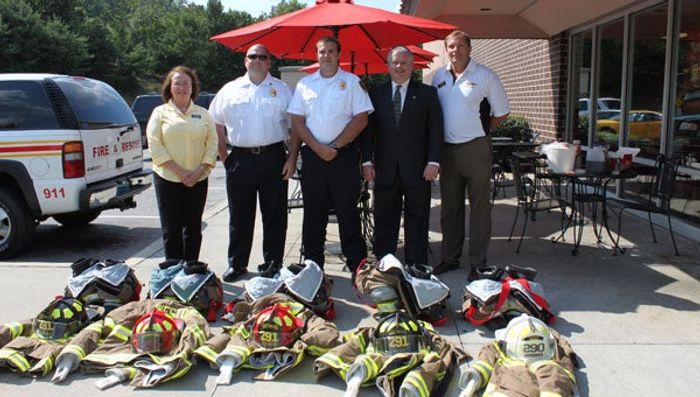 Westover gets gear from Firehouse Subs
