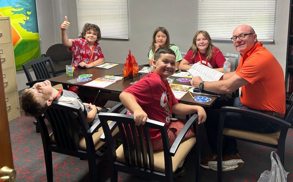 Children enjoy summer camp activities at Camp Branch VBS