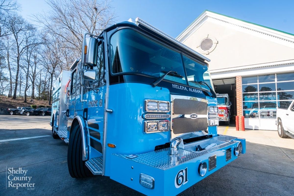Helena Fire Department debuts blue fire engine trucks