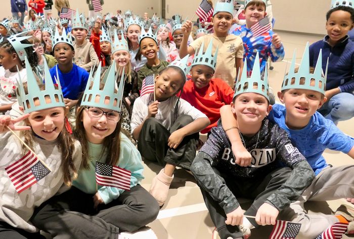 Libby Liberty brings civic lessons to life for Pelham second graders