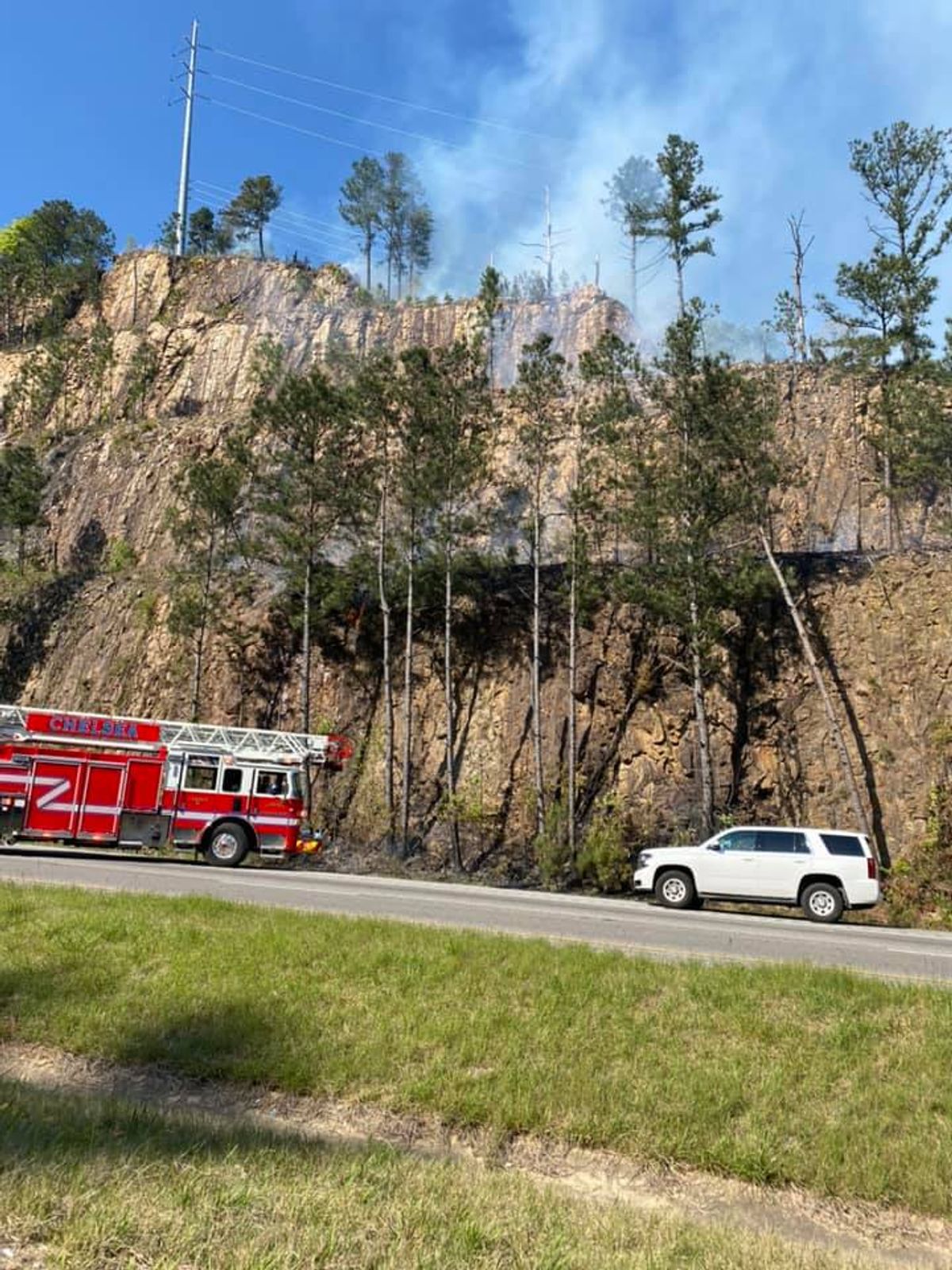 U.S. 280 back open after roadside fire