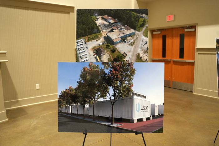 Questions answered on the Columbiana data center