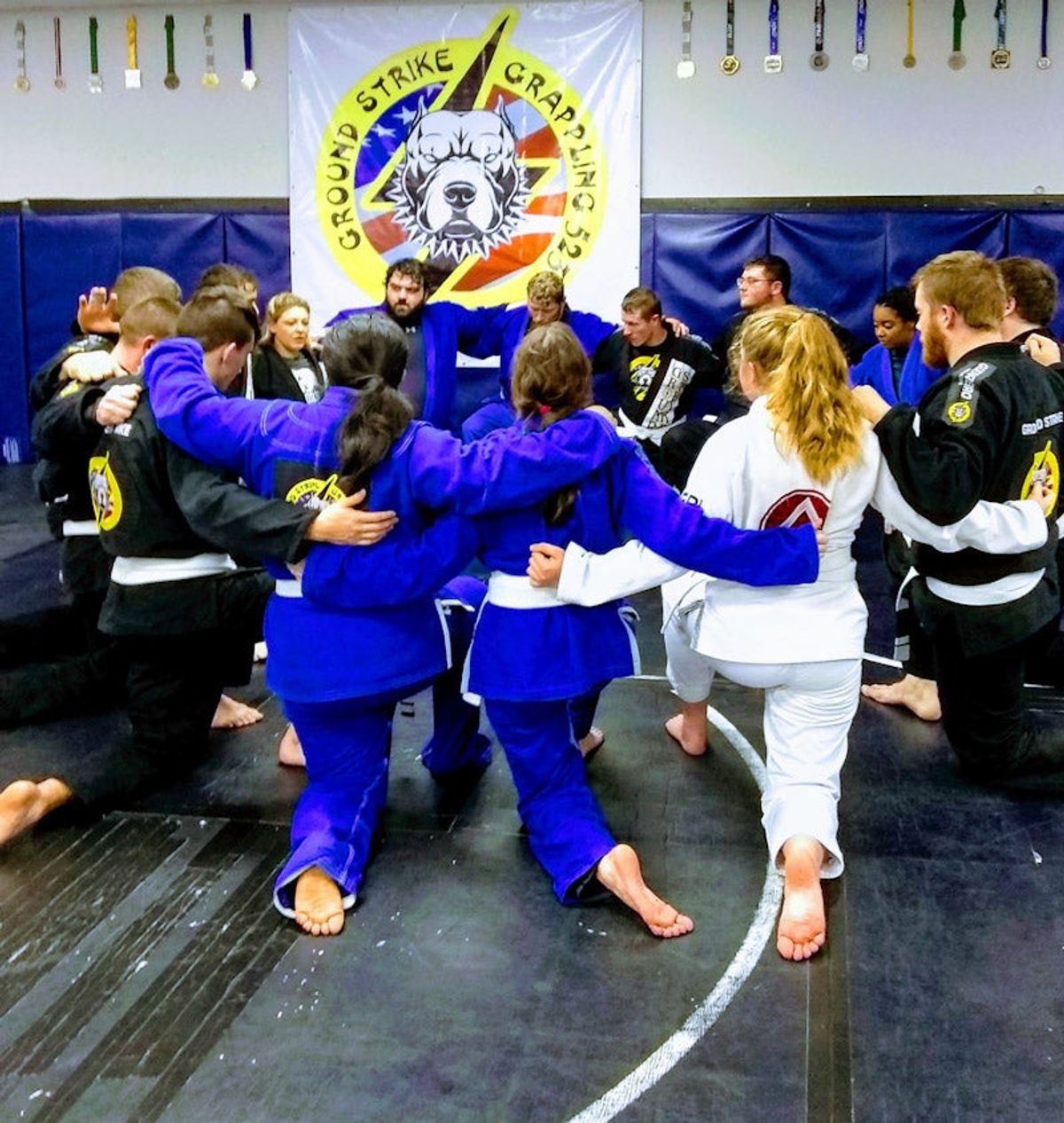 Ground Strike Grappling teaches valuable lessons through jiu-jitsu