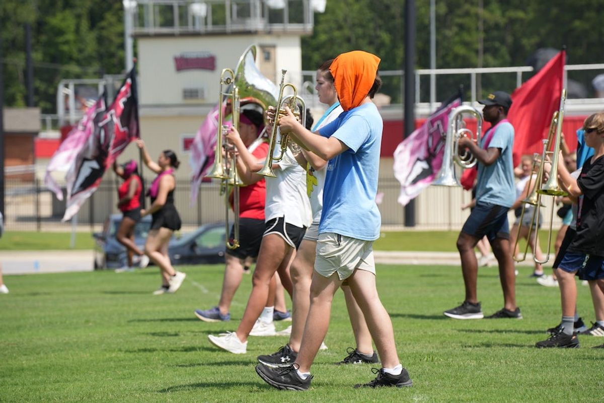 'Ready to rock:' THS students prepare show during band camp