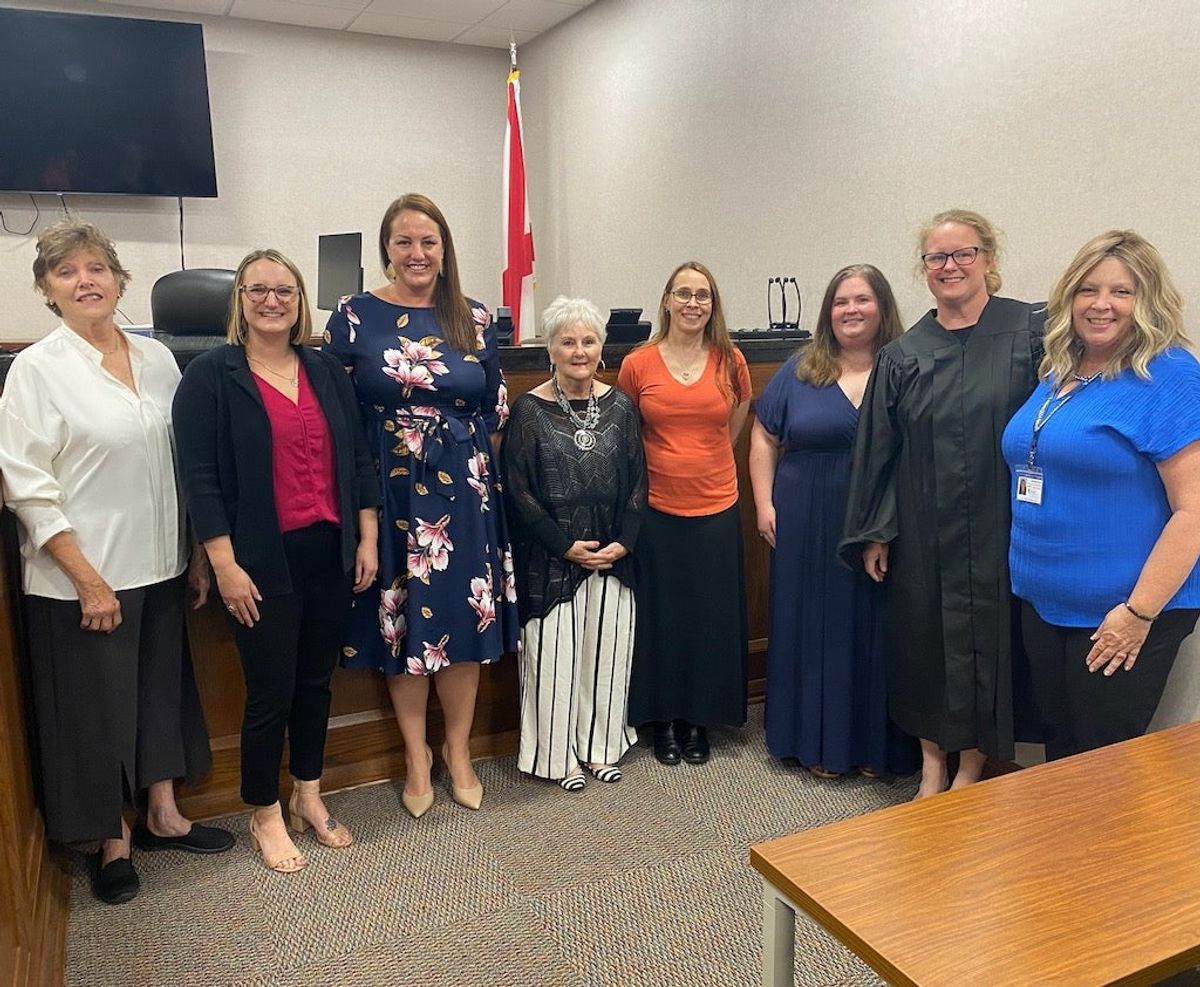 Judge Welborn swears in new CASA volunteers
