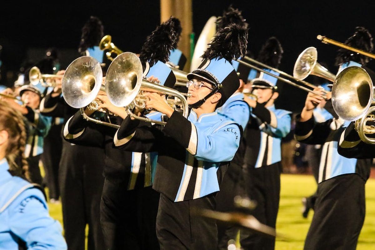 Marching band is a sport