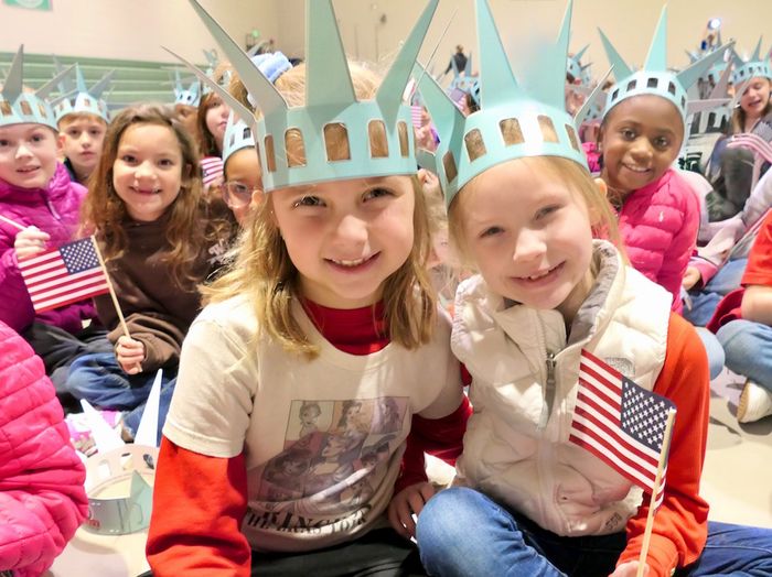 Libby Liberty brings civic lessons to life for Pelham second graders
