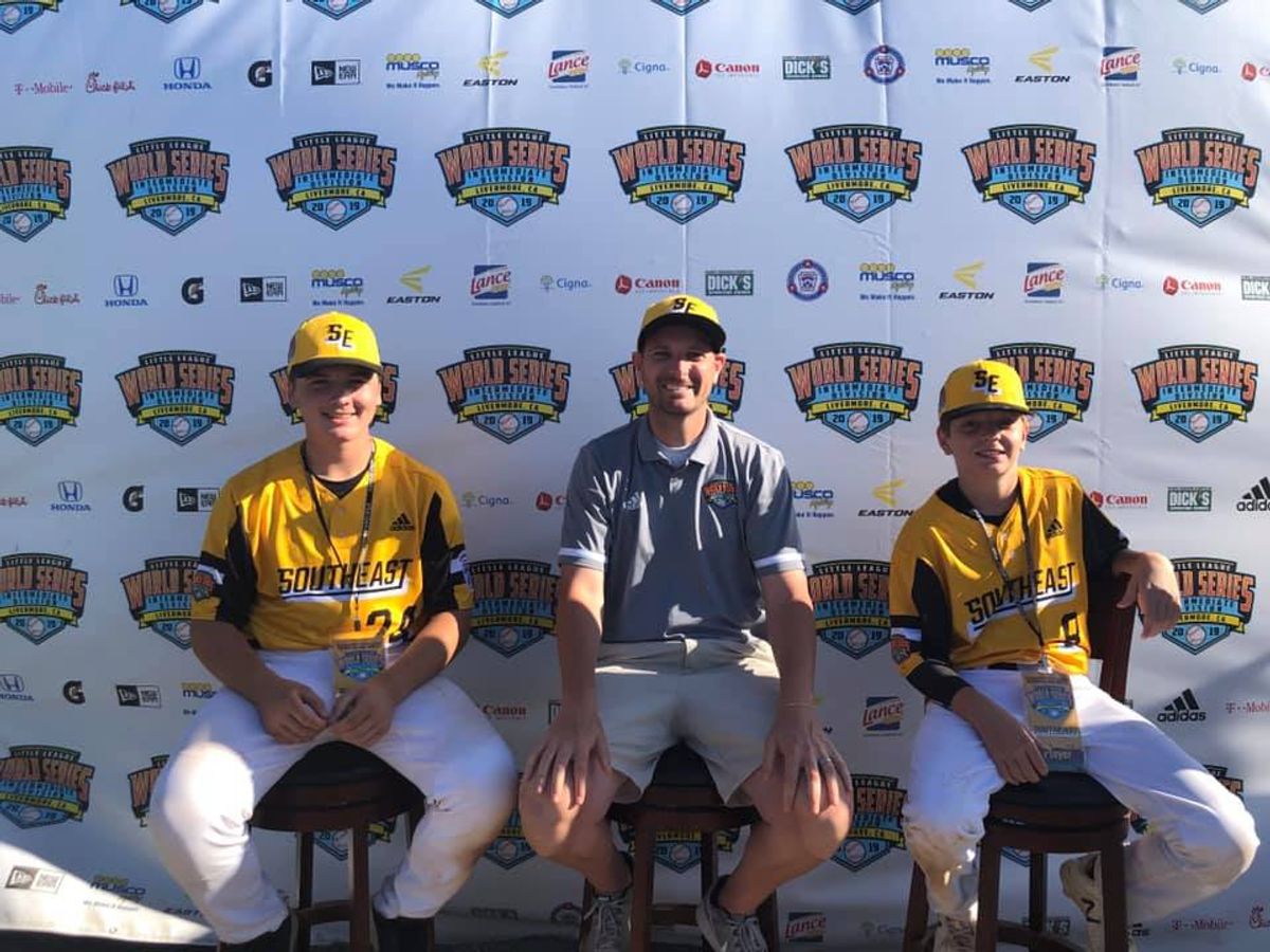 Local boys playing in Intermediate Division of Little League World Ser...