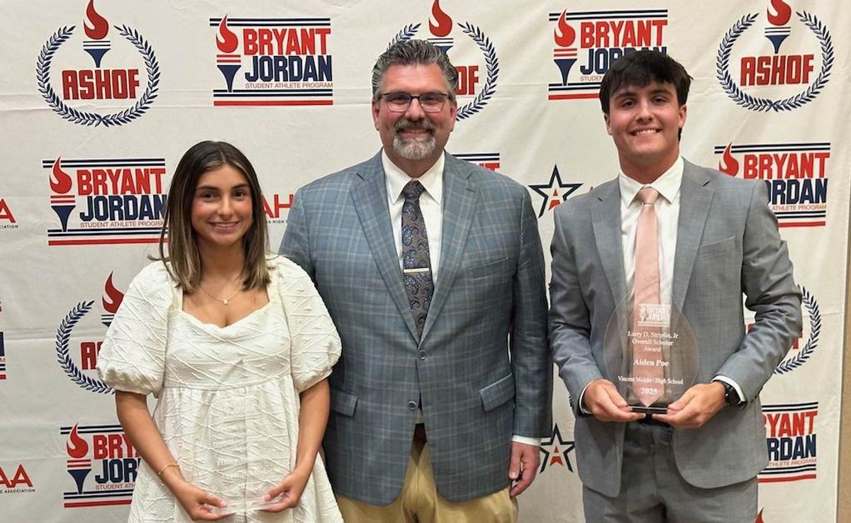 Vincent's Aiden Poe wins Bryant-Jordan state Scholar-Athlete...