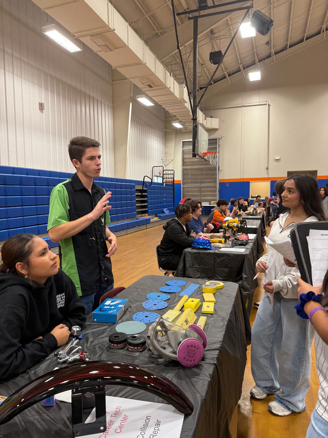 Clanton Middle hosts first College & Career Fair for student...