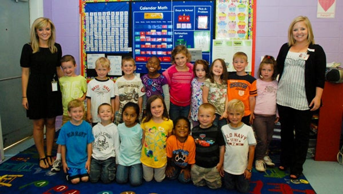 Kindergarten class rewarded for efforts