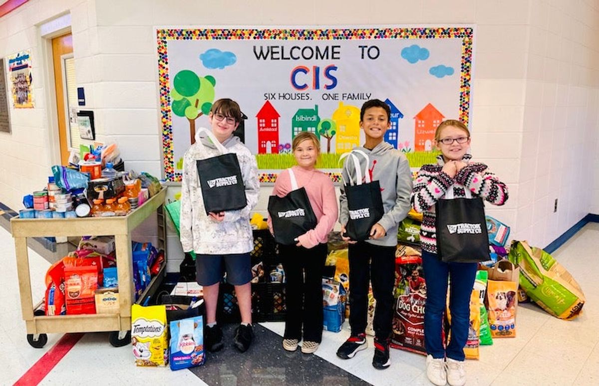 CIS makes donation to Humane Society through House System