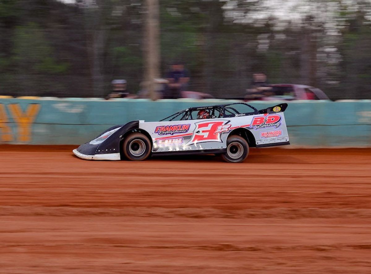 The Scoring Pylon and Winner's Circle from Buckshot Speedway...
