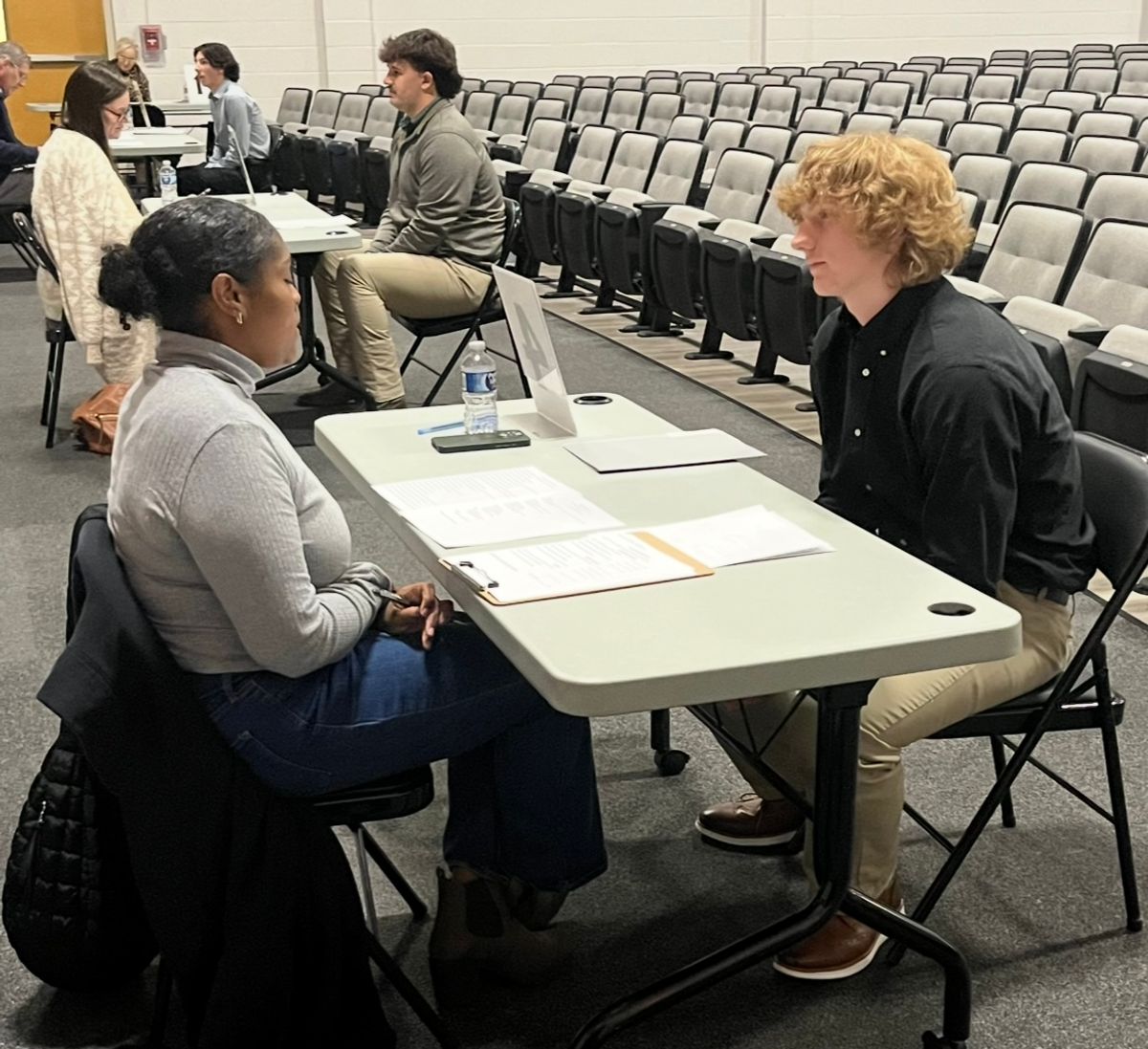 THS preparing the next generation with mock interviews for seniors