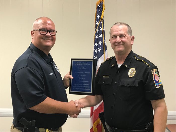 Colburn named Thorsby officer of the year