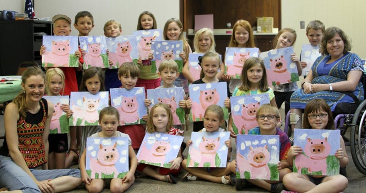 Harrison hosts summer art camp at library