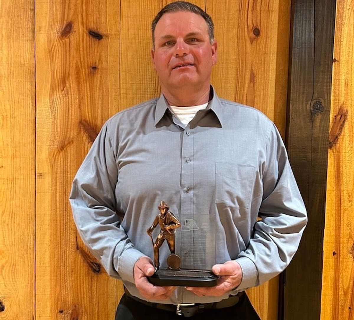 Conway named firefighter of the year