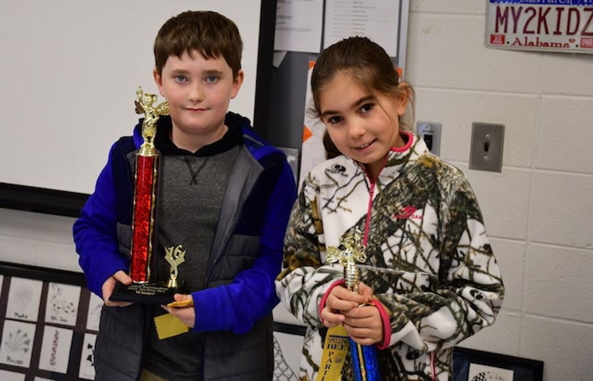 Elijah Romine wins CIS spelling bee