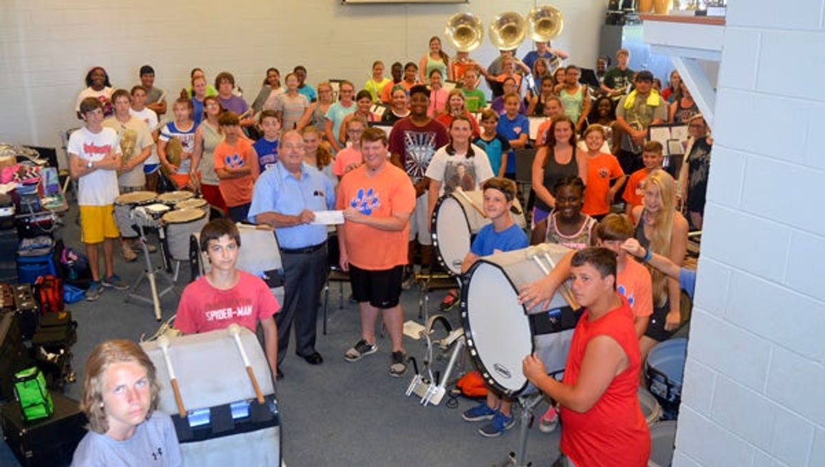 CCHS band receives donation for equipment trailer