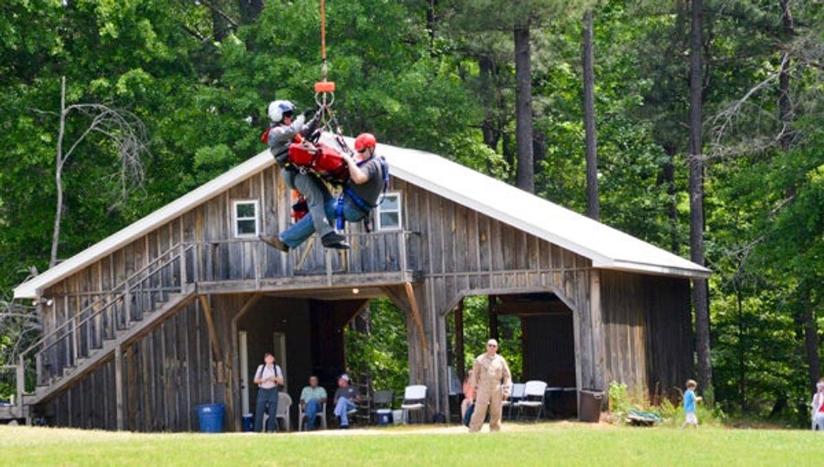West Chilton Fire hosts aviation training