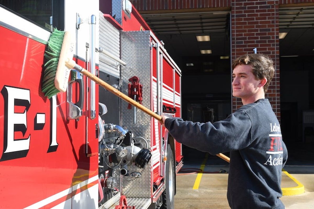 LCTC student gaining hands-on experience as fire department ...
