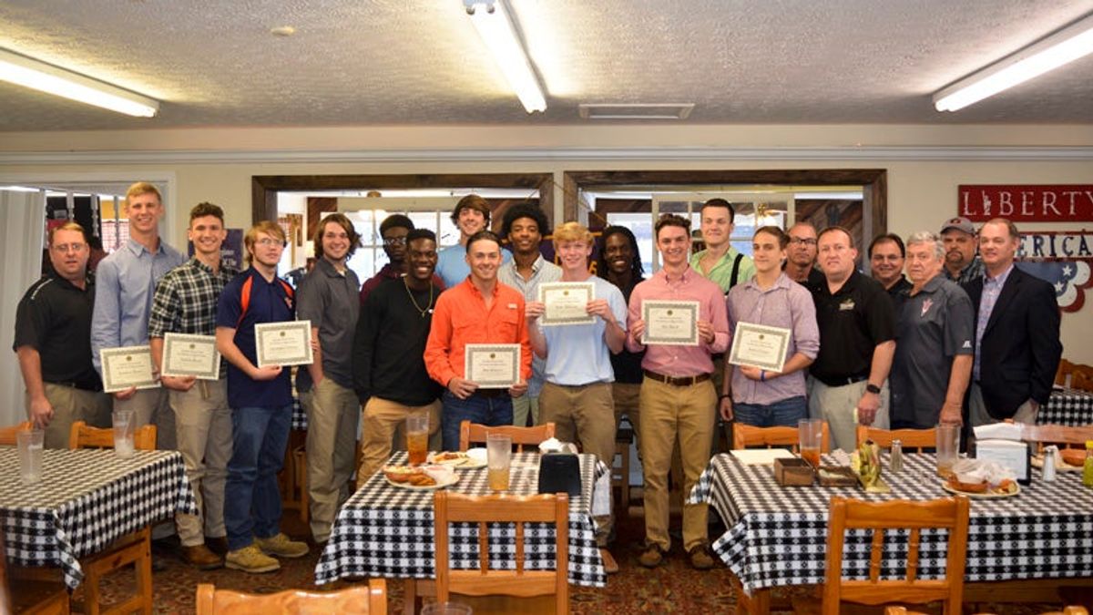 Lions Club recognizes Maplesville football