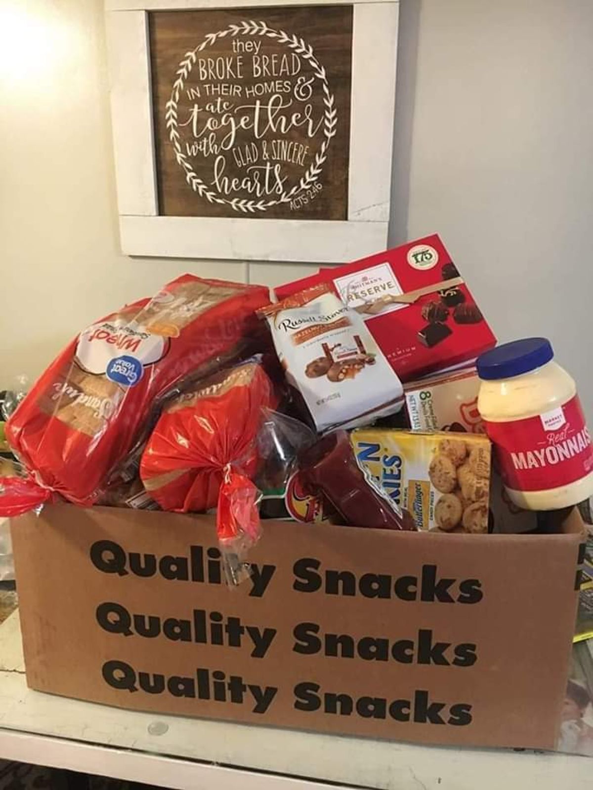 Food box giveaway scheduled