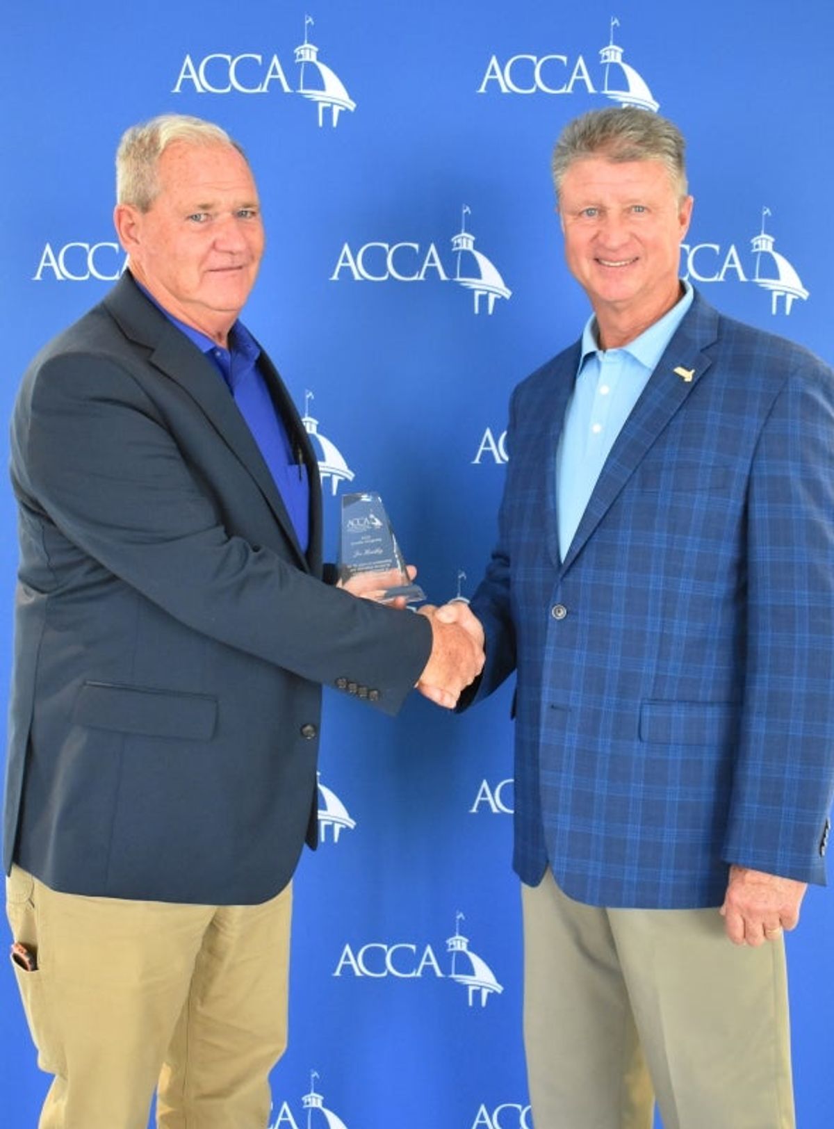 Headley recognized by ACCA for 20 years of commission service