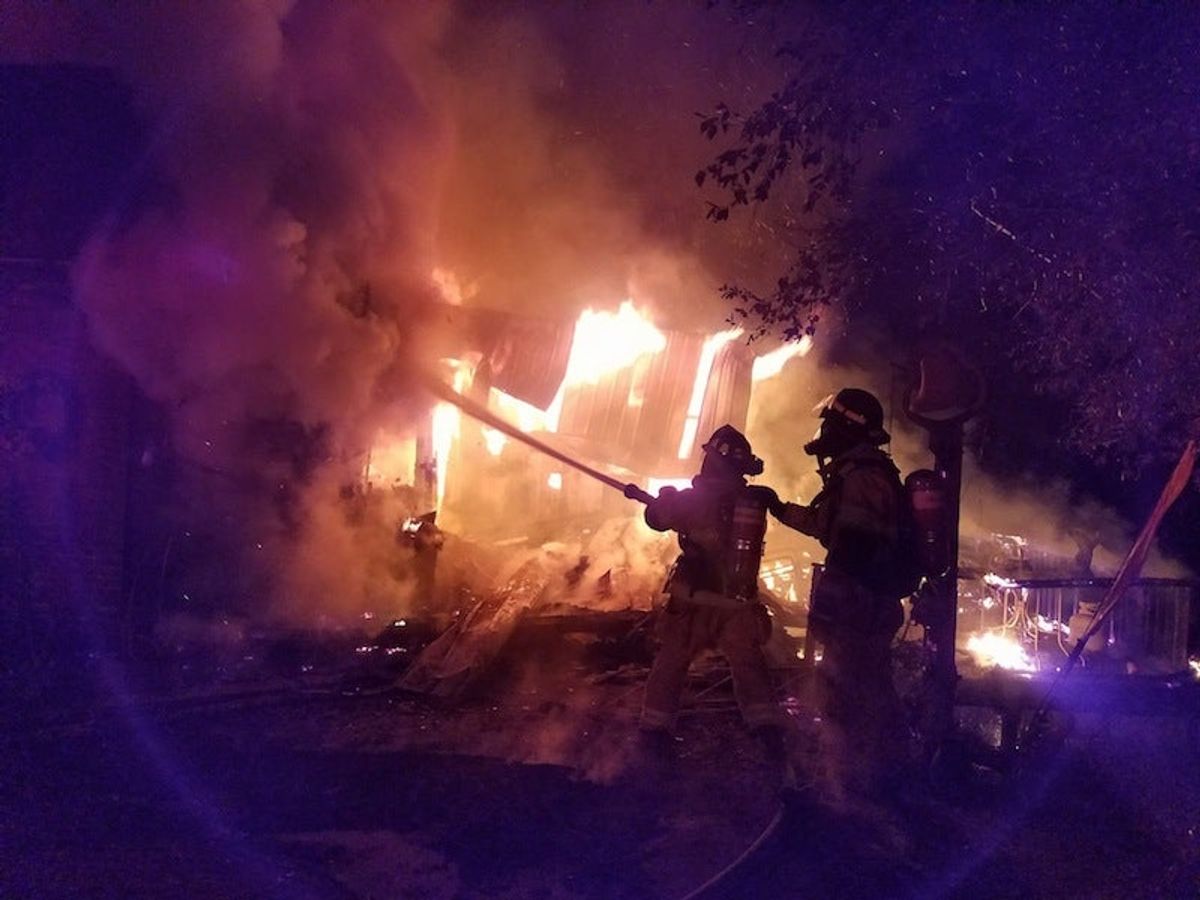 Firefighters subdue Clanton structure fire