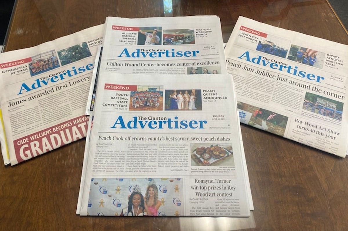 The Clanton Advertiser wins 16 APA awards