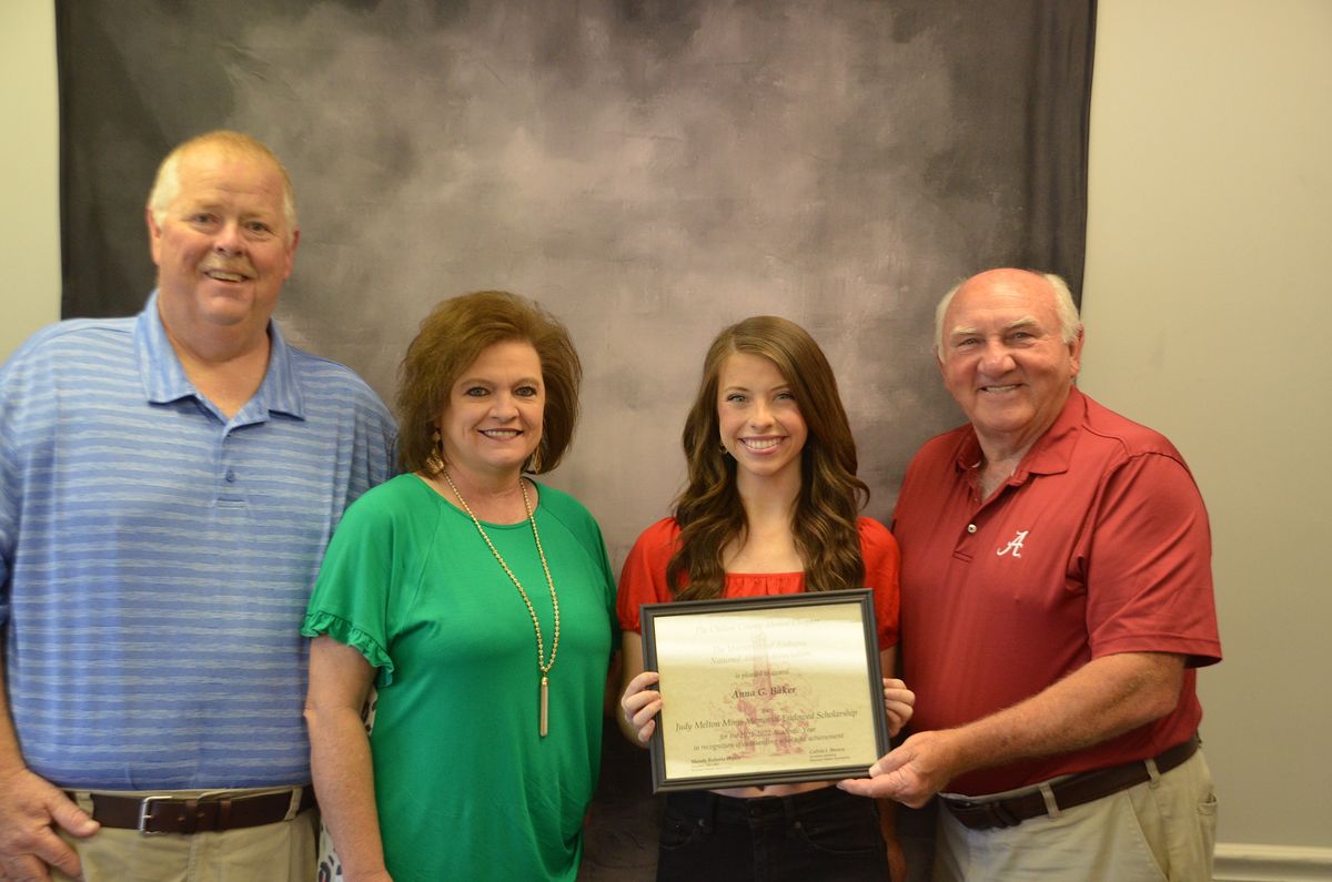 Judy Melton Mims memorial scholarship recipient named
