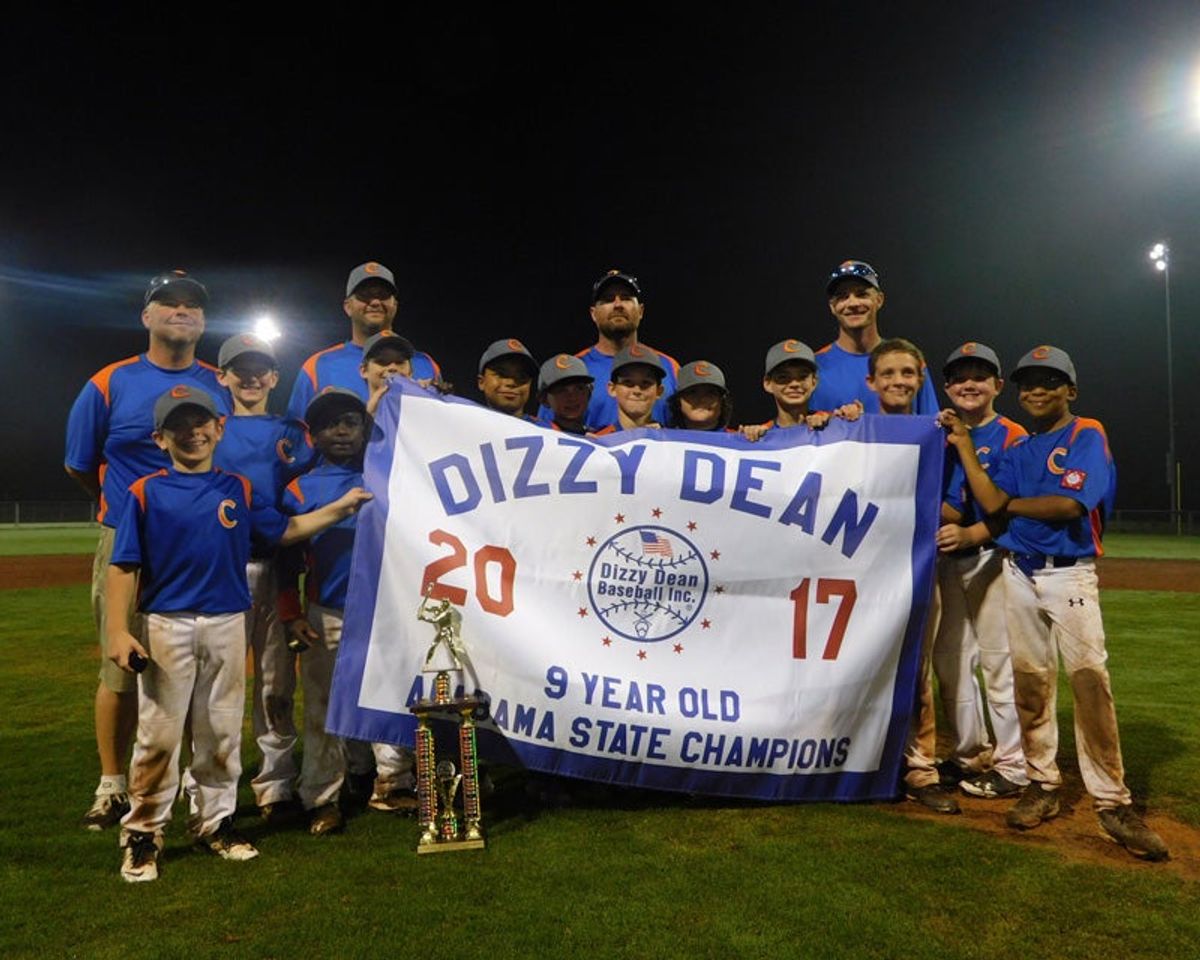 Clanton 9U baseball wins state