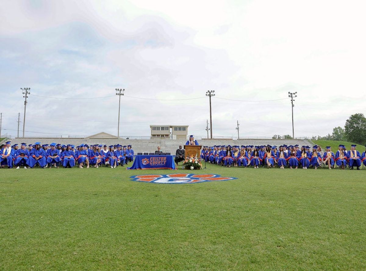 Tigers make the walk for graduation