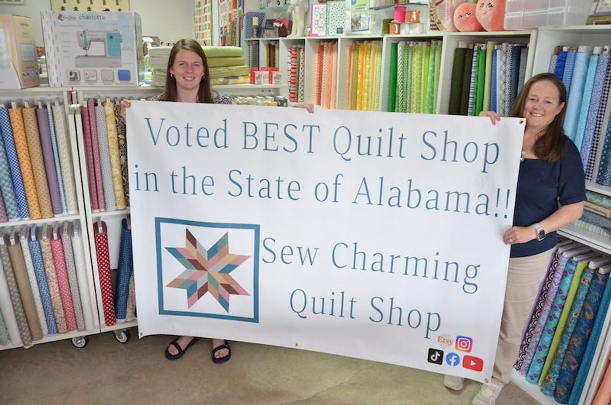 Sew Charming voted best quilt shop in state
