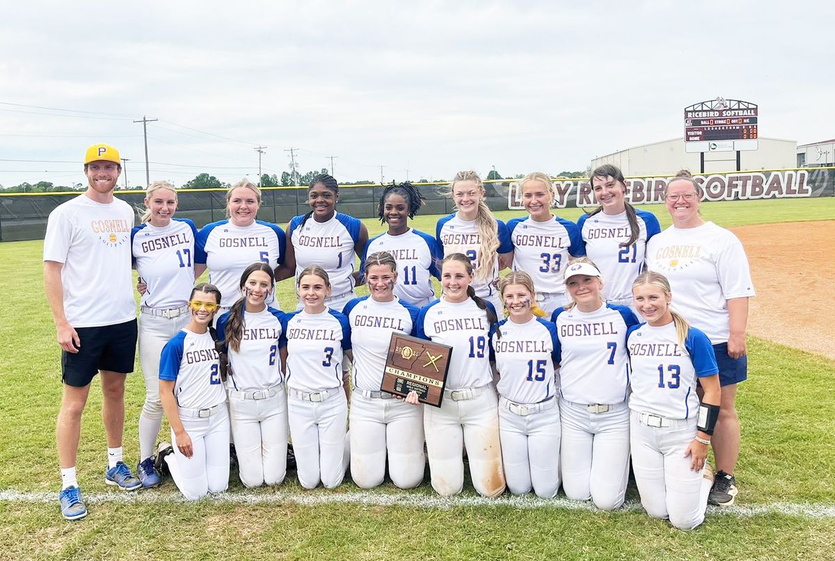 Lady Pirates 4A-2 Regional champions Gosnell Lady Pirates 5,...