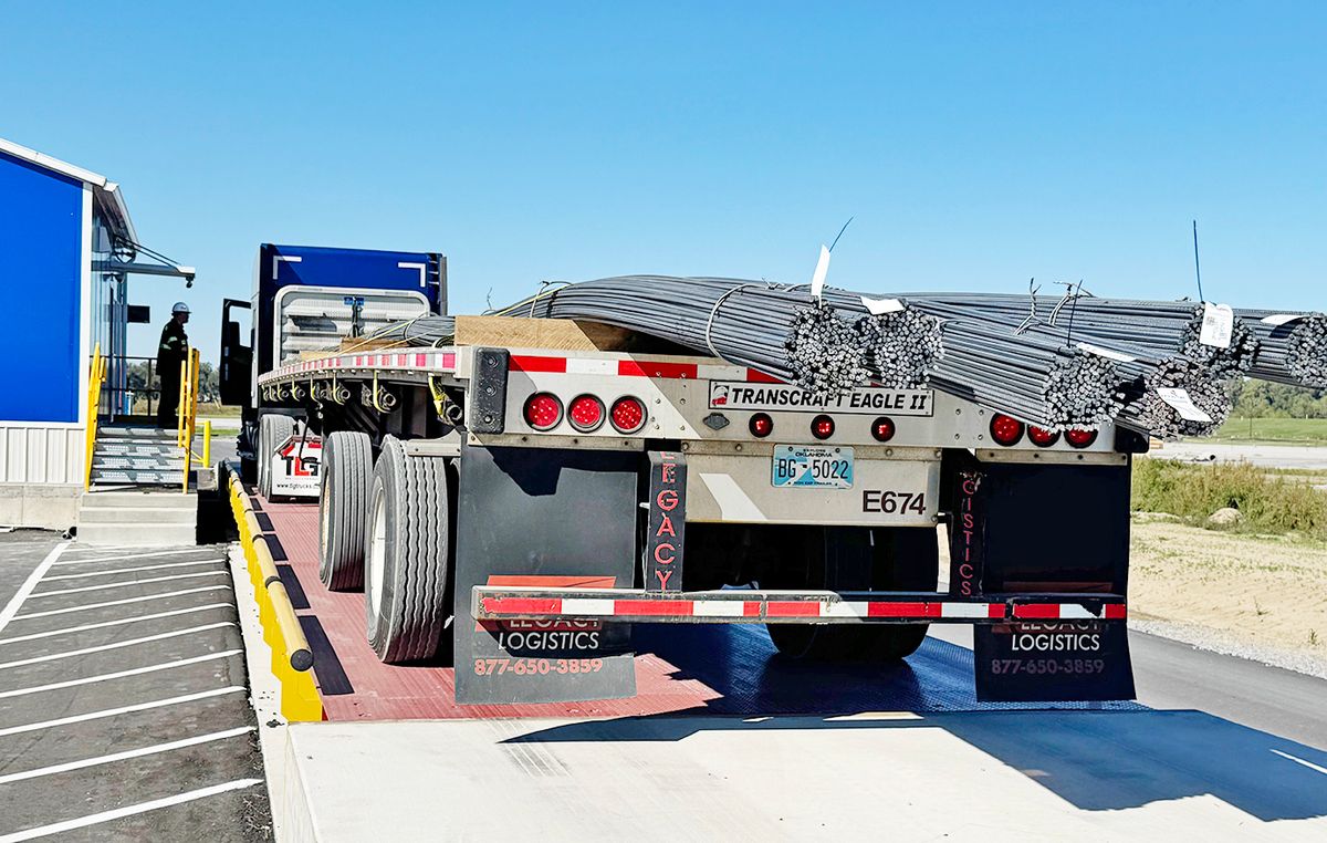 Hybar ships out first load of rebar