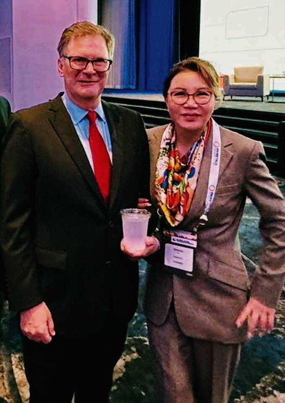 Stickler speaks at steel conference