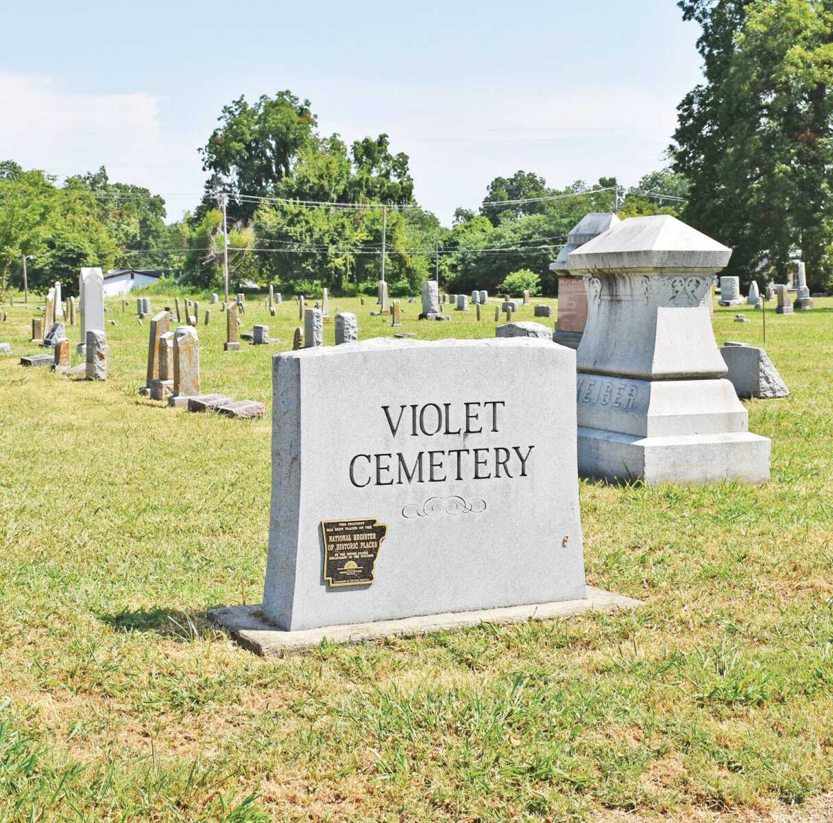 Former mayor leads Violet Cemetery clean-up